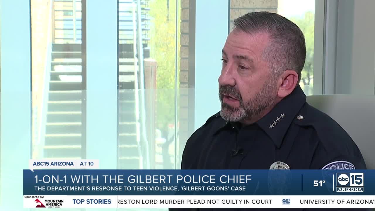 Gilbert Police Chief talks in-depth on teen violence cases