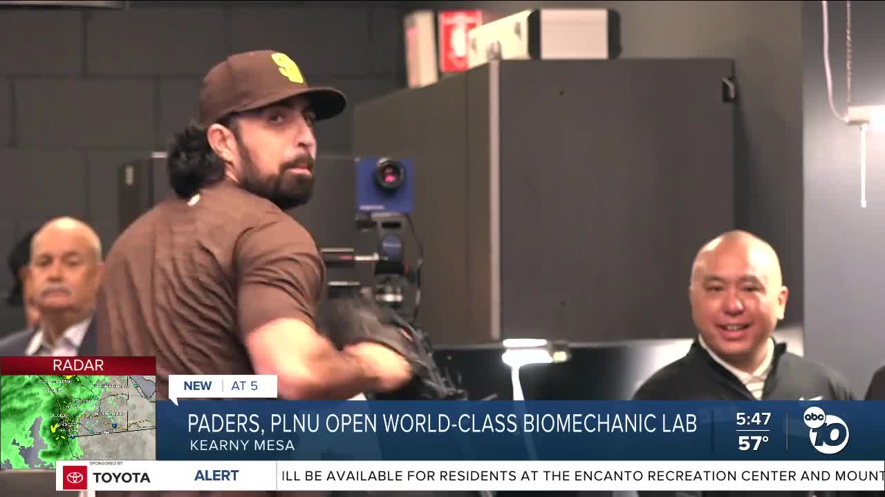 Padres, PLNU unveil new world-class biomechanics lab