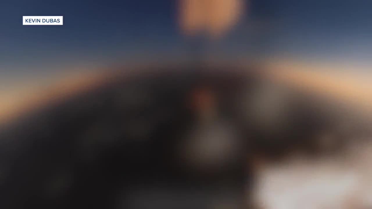 What was the fireball in the sky during the eclipse?