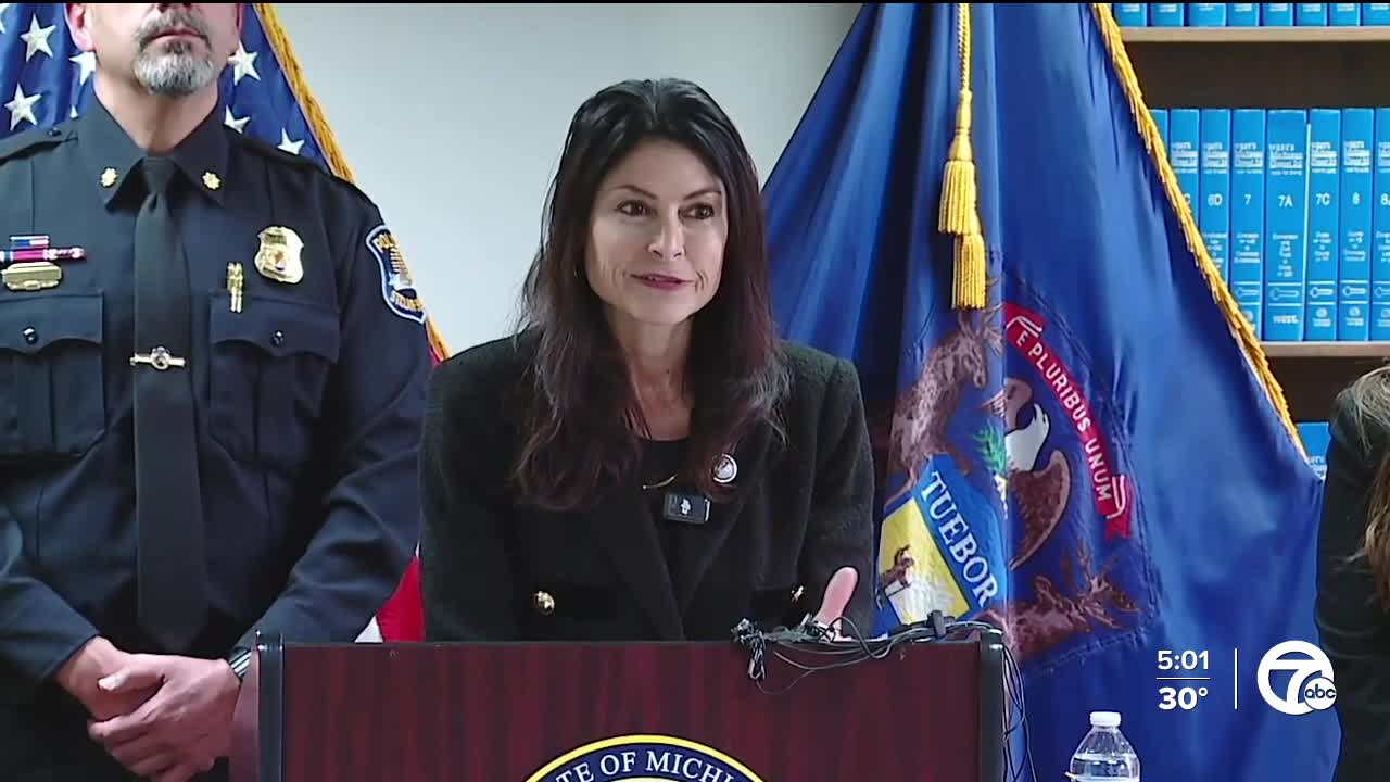 Michigan AG announces human trafficking ring bust in metro Detroit Michigan AG announces human trafficking ring bust in metro Detroit