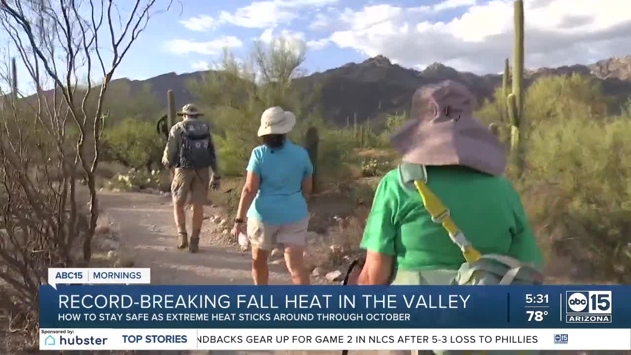 Heat safety reminders critical as Phoenix sets new records in autumn ...
