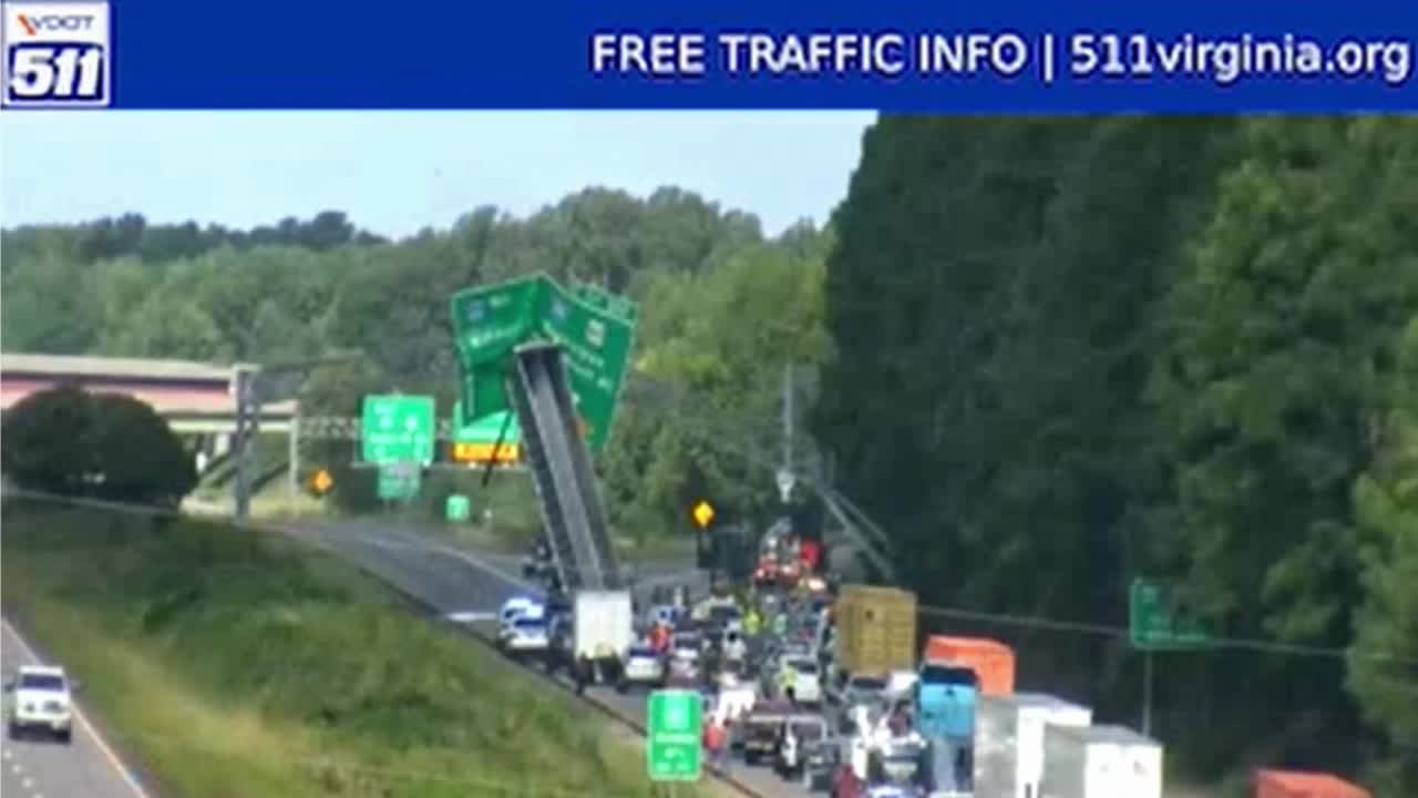 Semi driver charged in crash that closed Interstate 64 in Henrico for hours