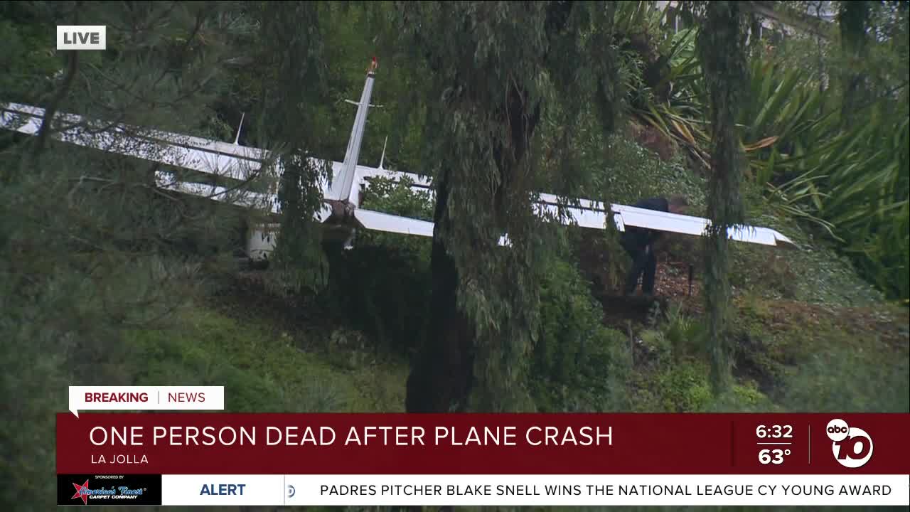 UPDATE: Neighbors in La Jolla react to small plane crash that killed pilot