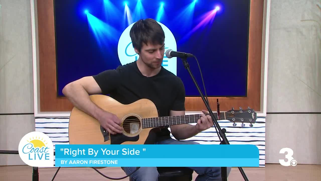 Local singer/songwriter Aaron Firestone performs original music on ...