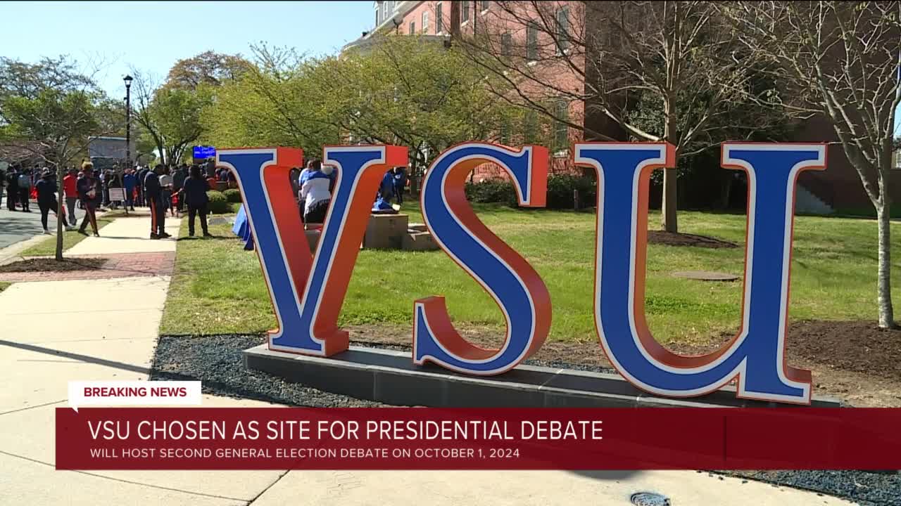 Virginia State University to host 2024 Presidential Debate