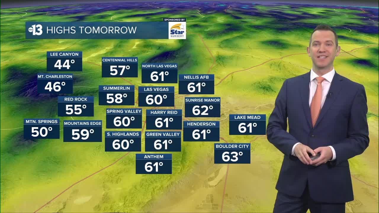 Tuesday is chilly and sunny