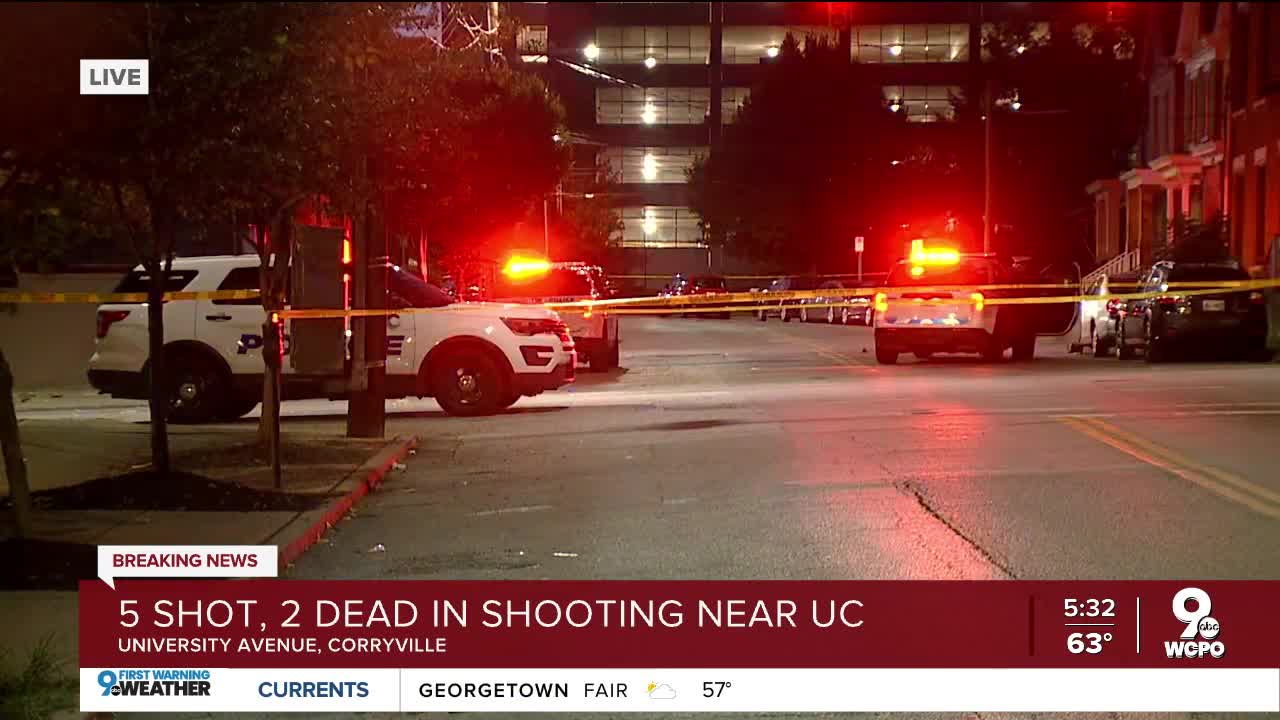 Coroner identifies 3 shot, killed near University of Cincinnati