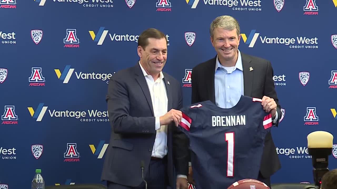 WATCH: New Arizona Football Head Coach Brent Brennan meets with media