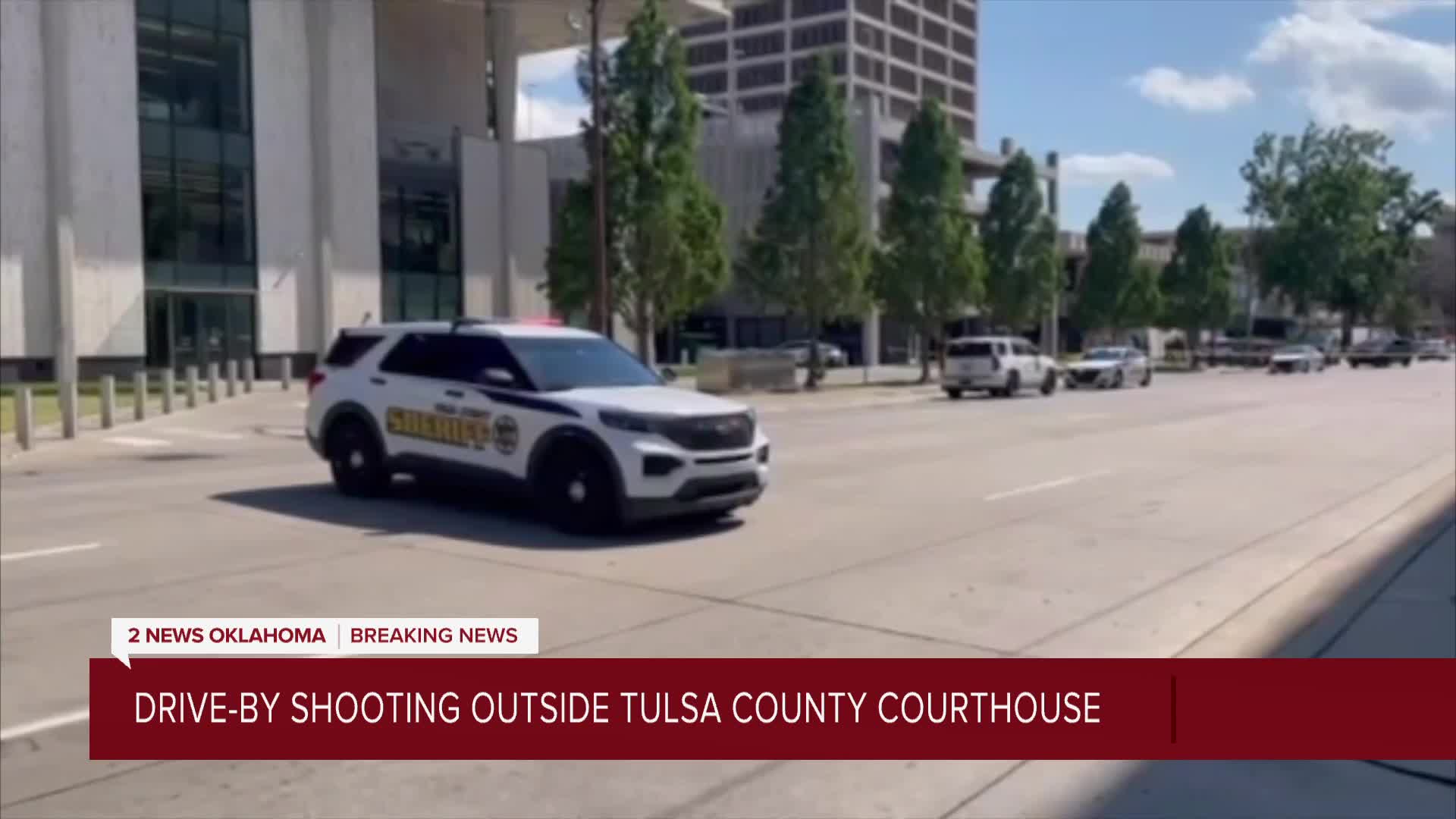Suspect arrested after shots fired outside of Tulsa County Courthouse