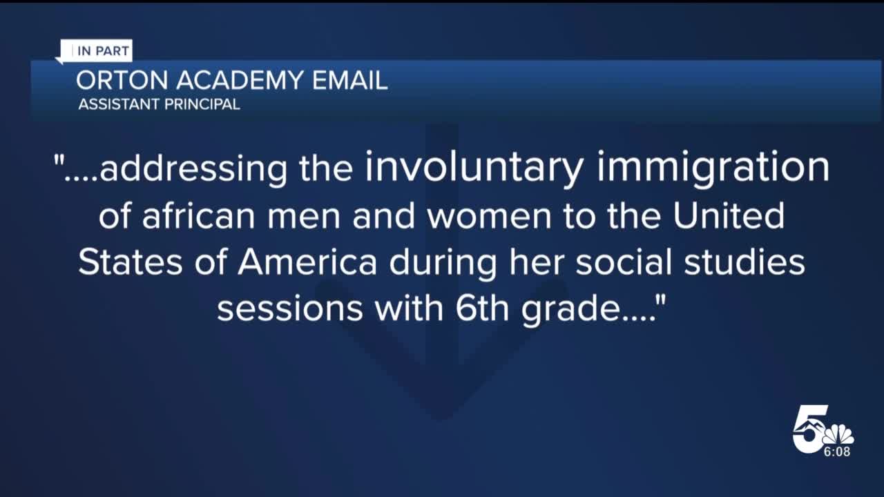 Parent concerned after administrator calls slavery, 'involuntary ...