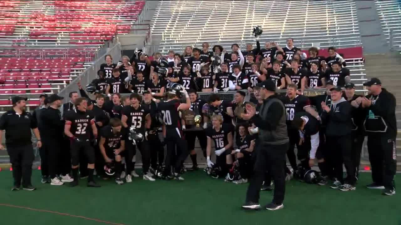Badger High School goes to state for the first time and defeats Waunakee