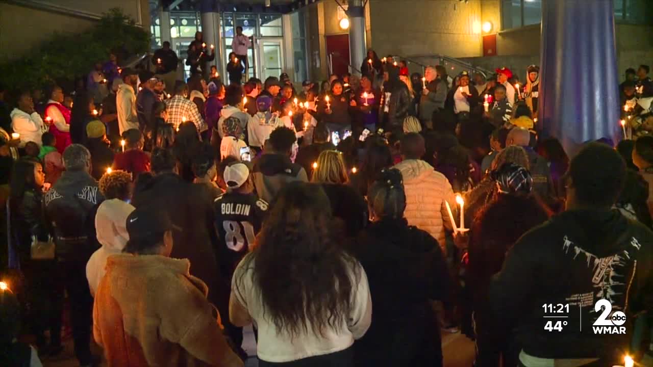 'He is a hero': Firefighters and family honor Rodney W. Pitts III at vigil