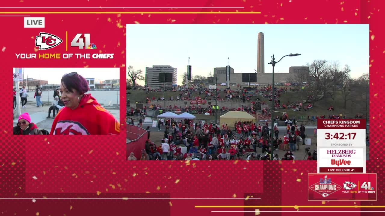 KSHB 41 coverage of Kansas City Chiefs Kingdom Champions Victory Parade