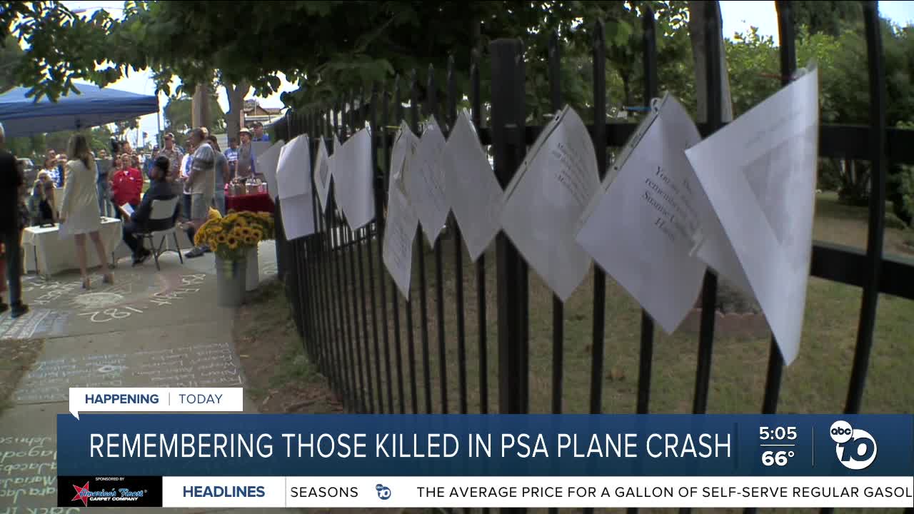 San Diego marks 46 years since PSA Flight 182 crash in North Park