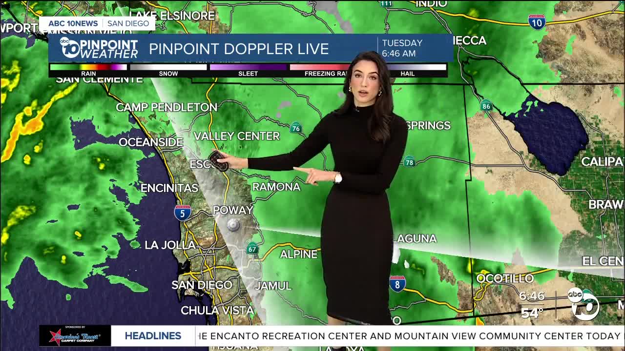 Natalie's Forecast: Watches, warnings, advisories through Wednesday morning