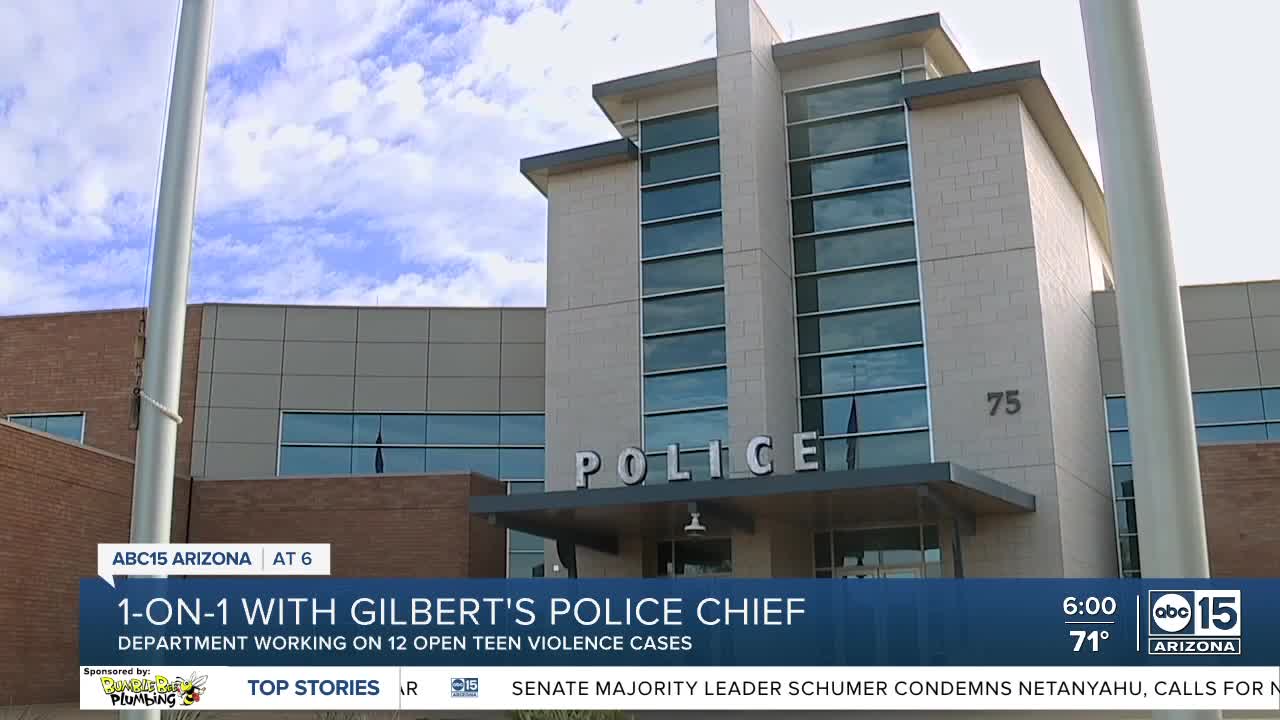 Gilbert Police Chief talks in-depth on teen violence cases