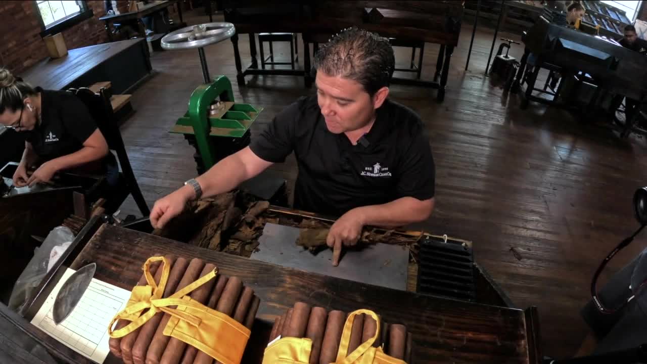 Inside the rolling room of the last hand-rolled factory in the U.S.