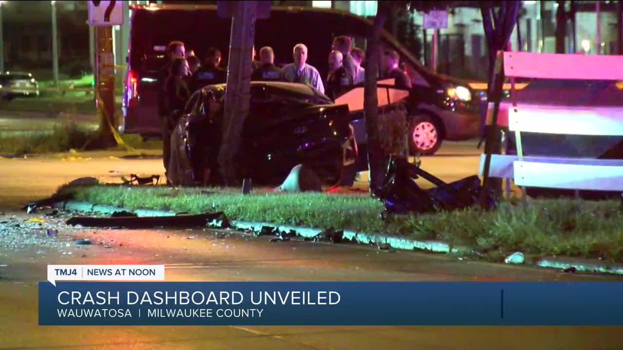 Milwaukee County unveils new motor vehicle crash dashboard