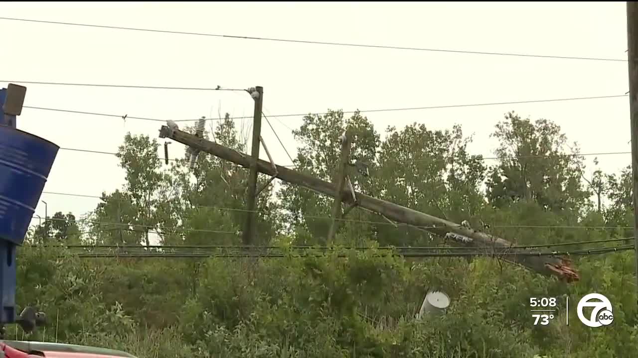 Storms leave twisted trees, mangled metal, snapped power lines in their ...