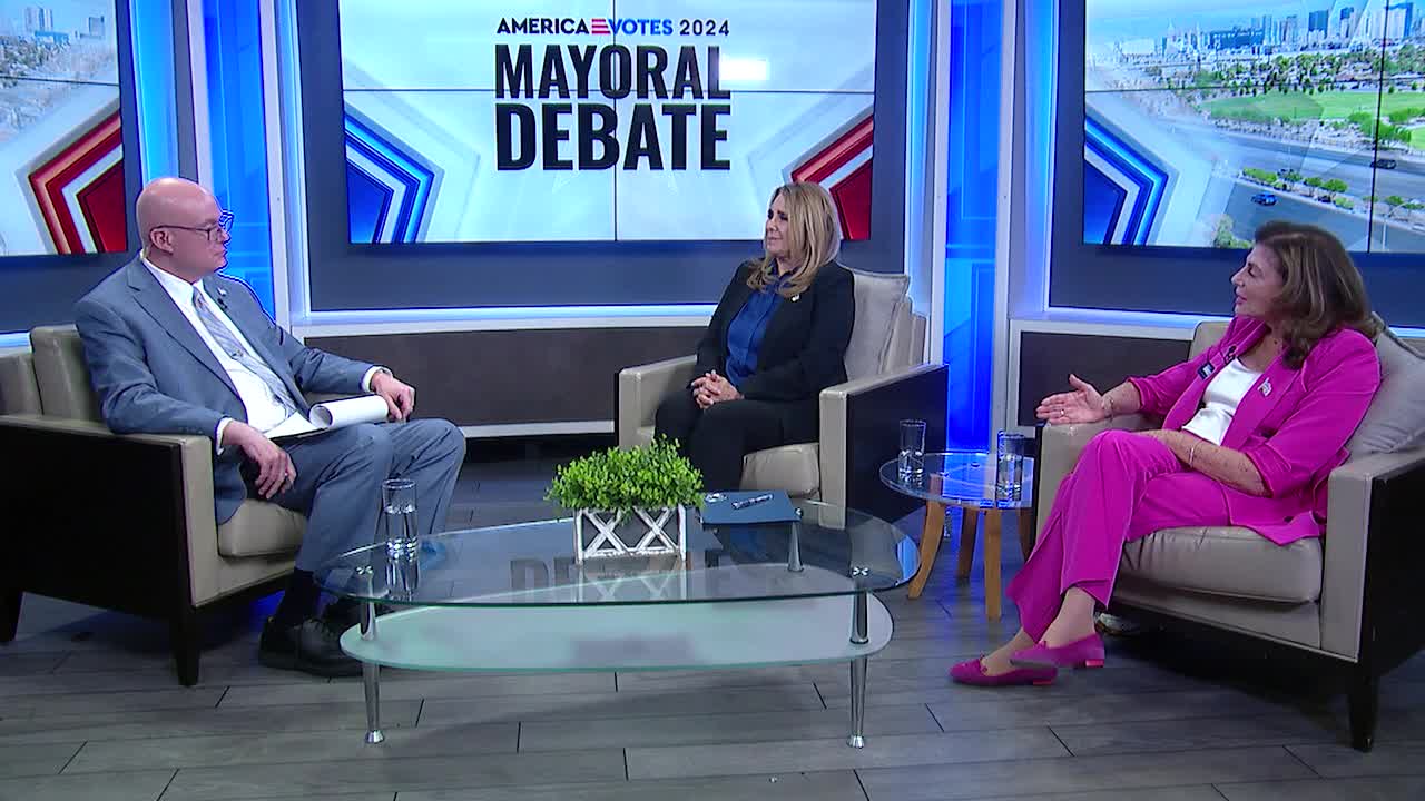 Shelley Berkley, Victoria Seaman make their case to be next mayor of ...