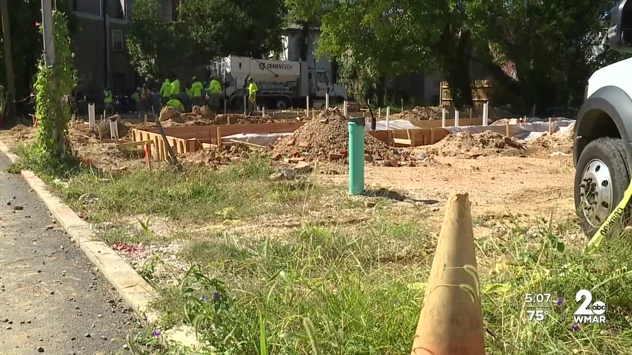 Construction begins for new affordable housing in East Baltimore