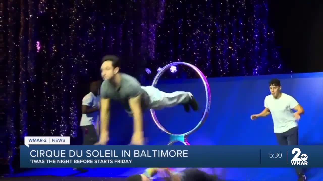 Behind the scenes of 'Twas the Night Before by Cirque Du Soleil