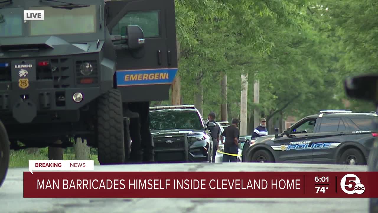 3 found dead after man barricades himself into Cleveland home Tuesday night