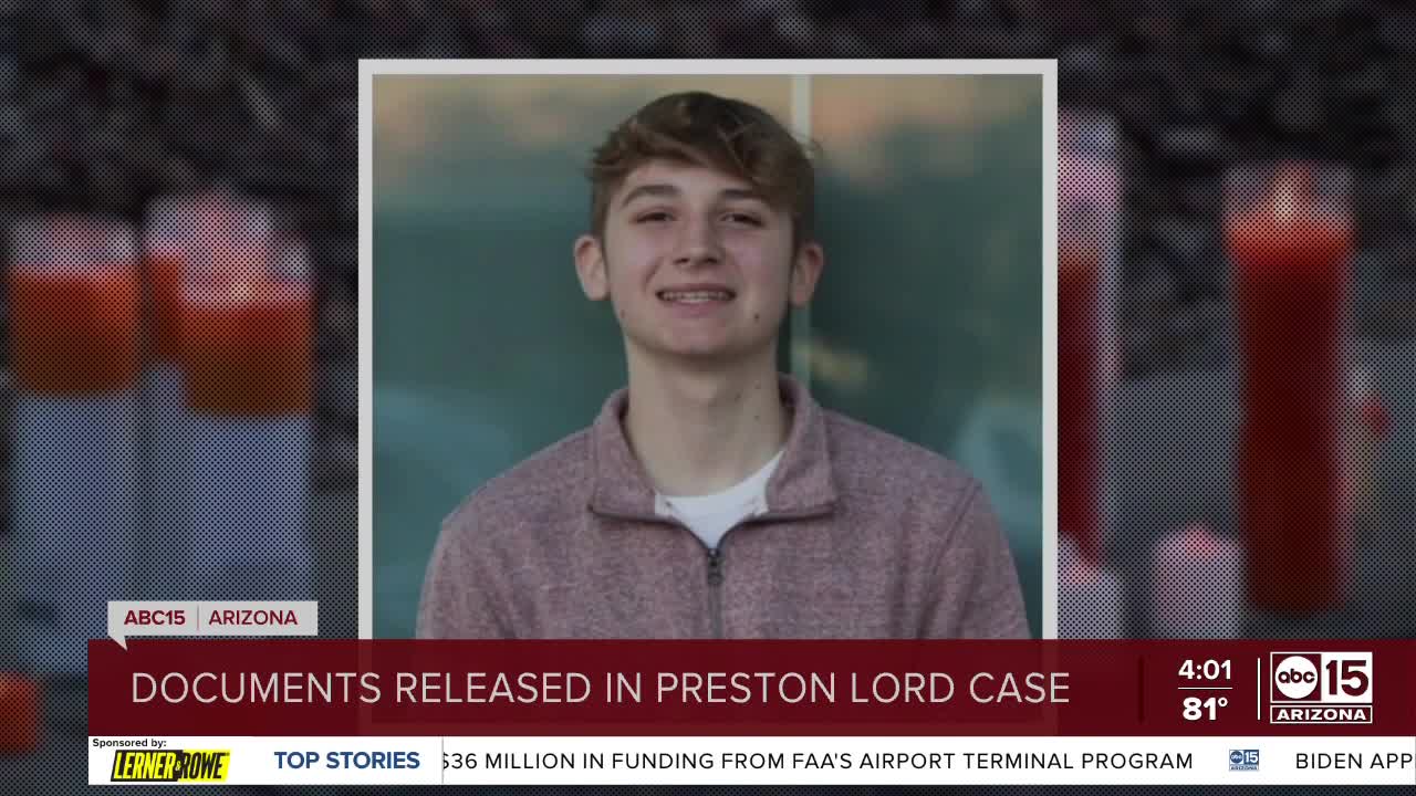 Queen Creek police report offers new details about Preston Lord's death