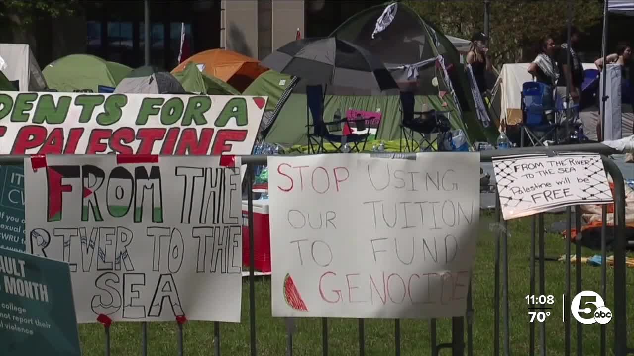 CWRU to withhold degrees from some students who participated in encampment