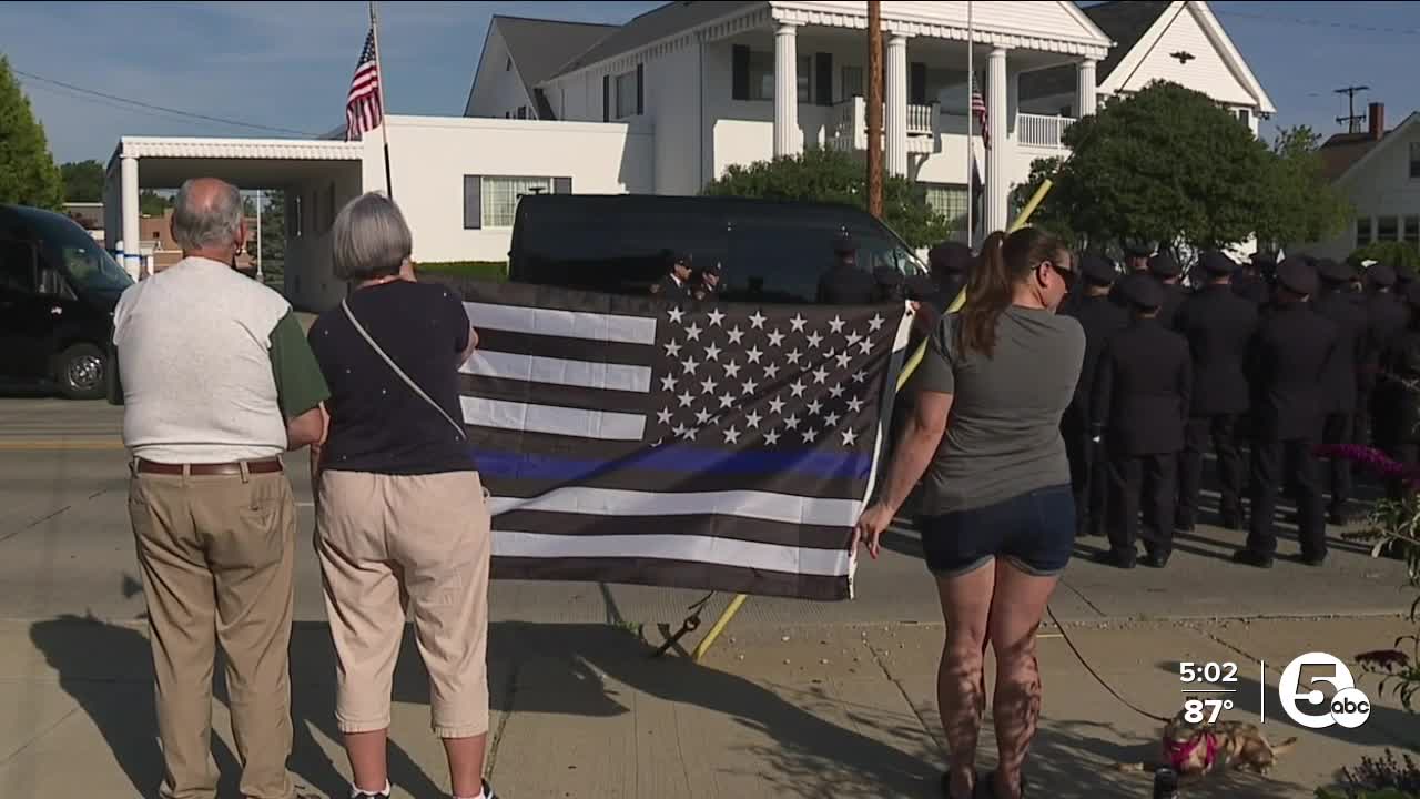 VIDEO: Cleveland Officer Jamieson Ritter's procession and memorial service