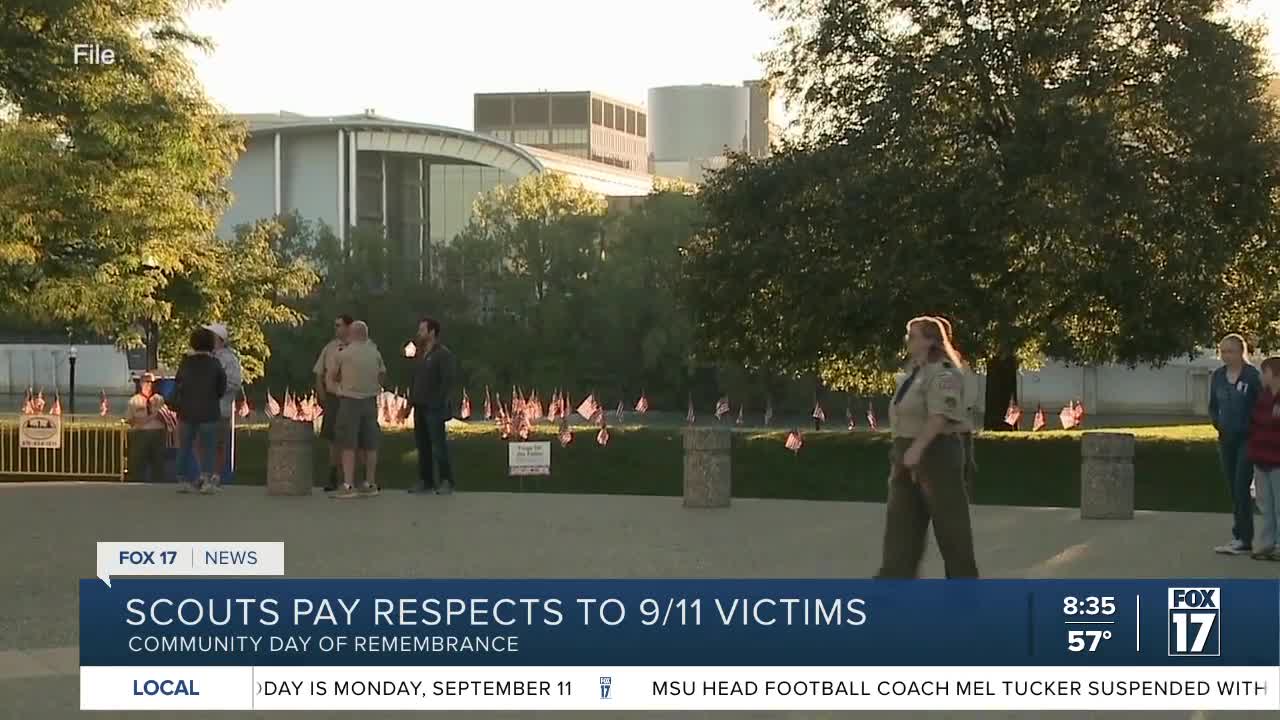 Continuing tradition: Scouts stand watch on 22nd anniversary of 9/11