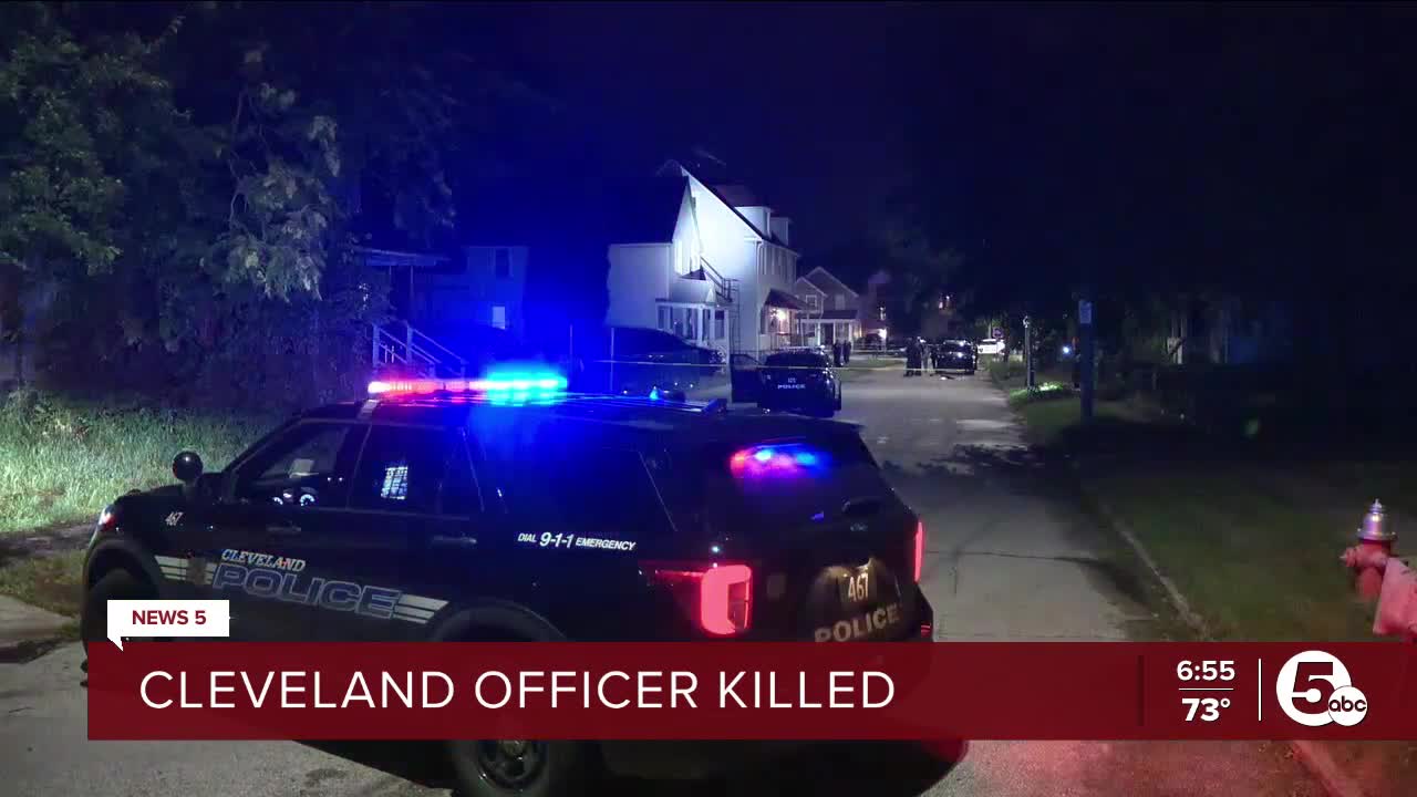 Cleveland police officer shot and killed overnight; suspect in custody