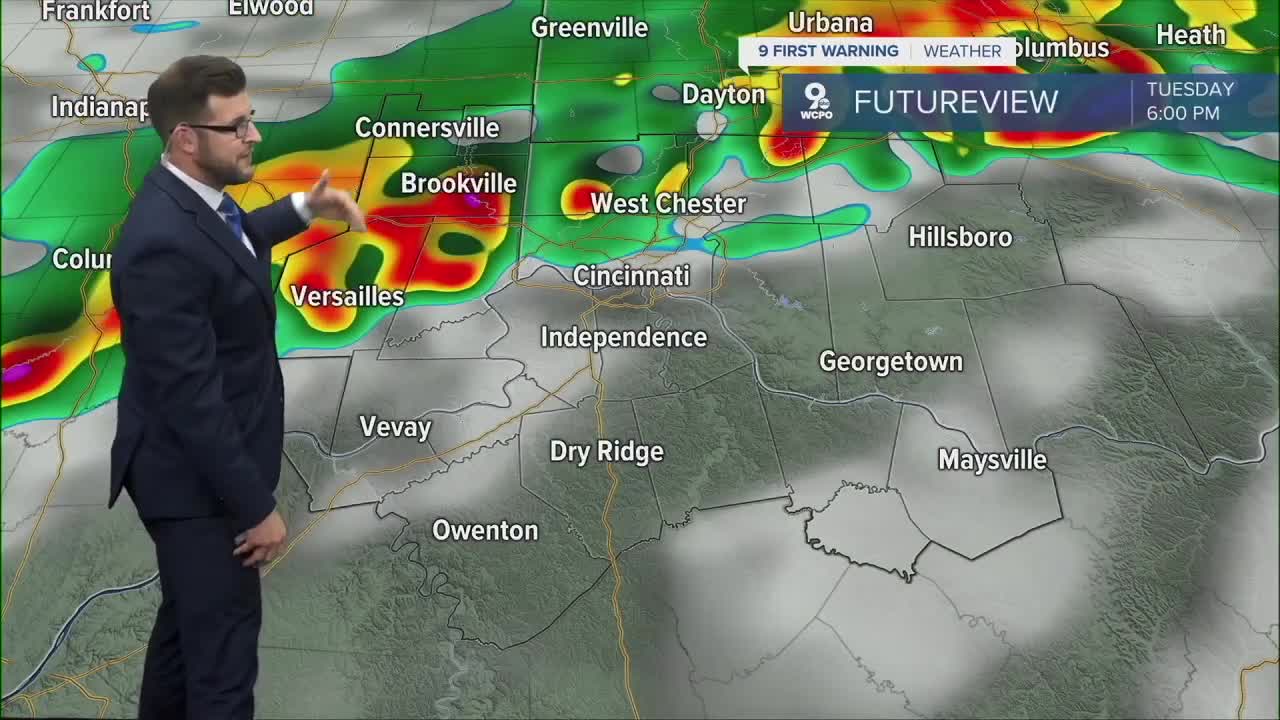 Warmer temperatures, rain return Tuesday