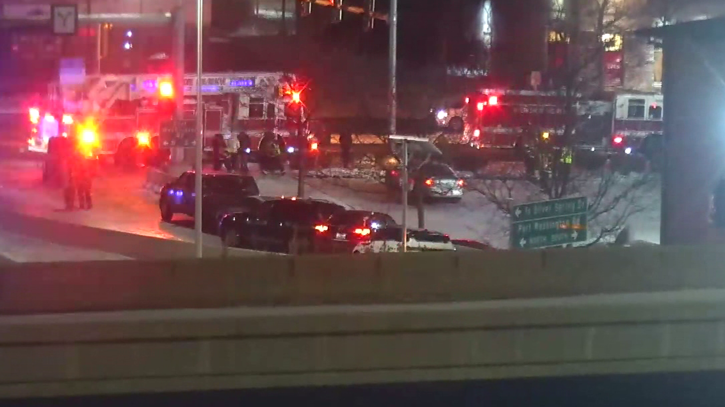 Pileup crash during icy conditions; up to 15 vehicles involved