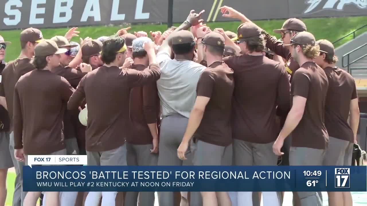 'We just go play Bronco baseball': WMU prepares Kentucky in NCAA Tournament