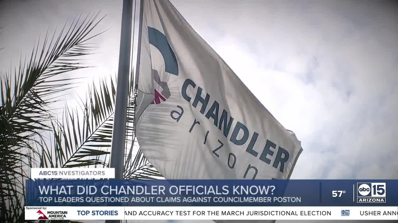 ABC15 questions Chandler officials about allegations against councilmember