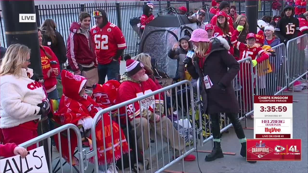 KSHB 41 coverage of Kansas City Chiefs Kingdom Champions Victory Parade