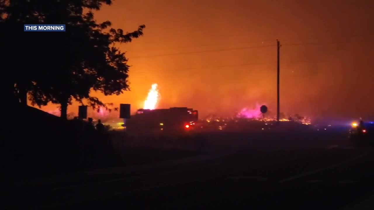 Plex fire contained after a startling morning in Southeast Boise