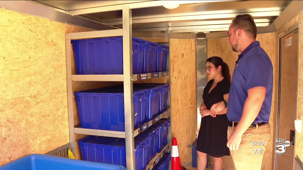 Your donation game just got elevated: Goodwill mobile donation trailer