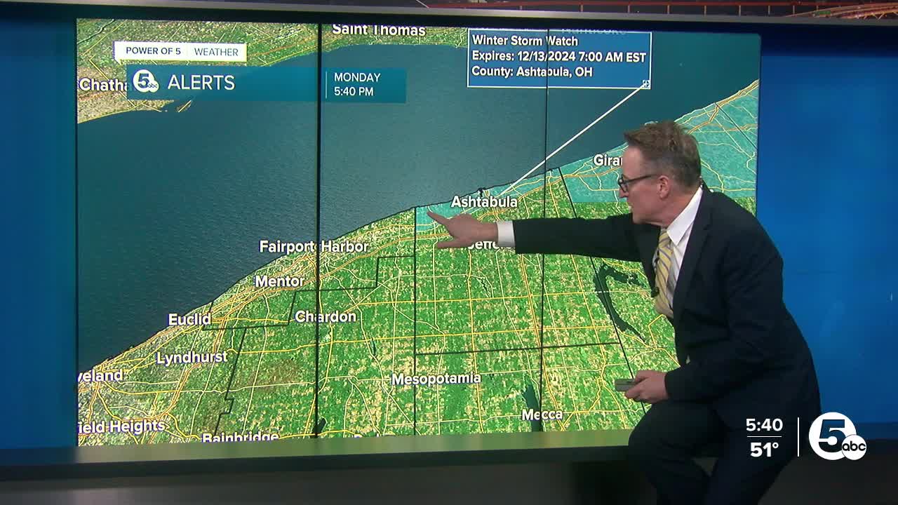 More snow on the way in Ashtabula?