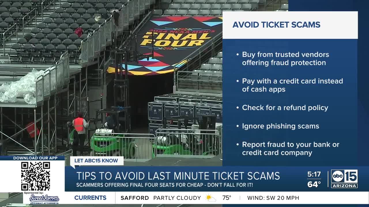Fans need to watch out for Final Four ticket fakes