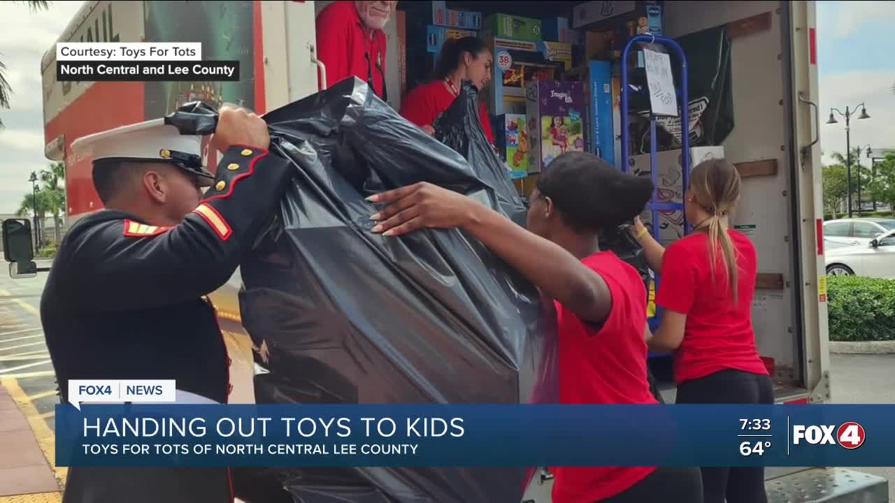 Holiday season brings many smiles to SWFL with Toys for Tots distribution