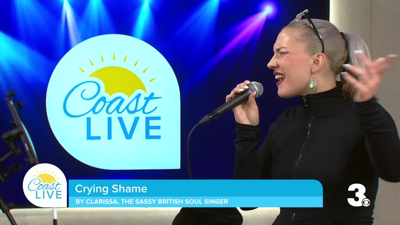 "Clarissa, The Sassy British Soul Singer" on Coast Live