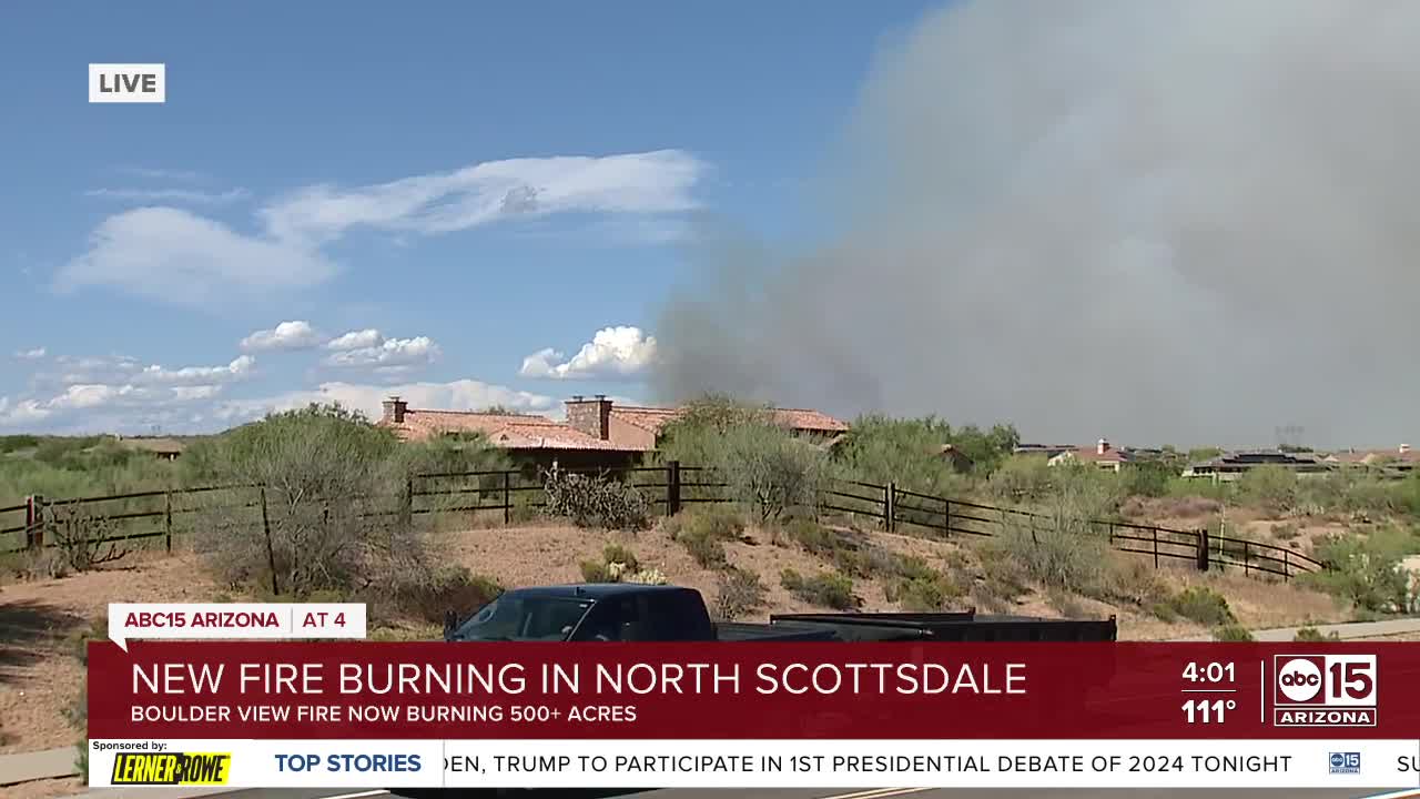 Boulder View Fire continues to burn more than 3,700 acres