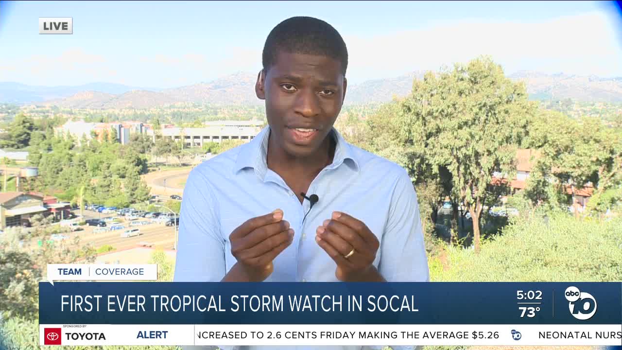 ABC 10News' deep dive on Hilary preps brings Anchor Wale Aliyu to NWS HQ
