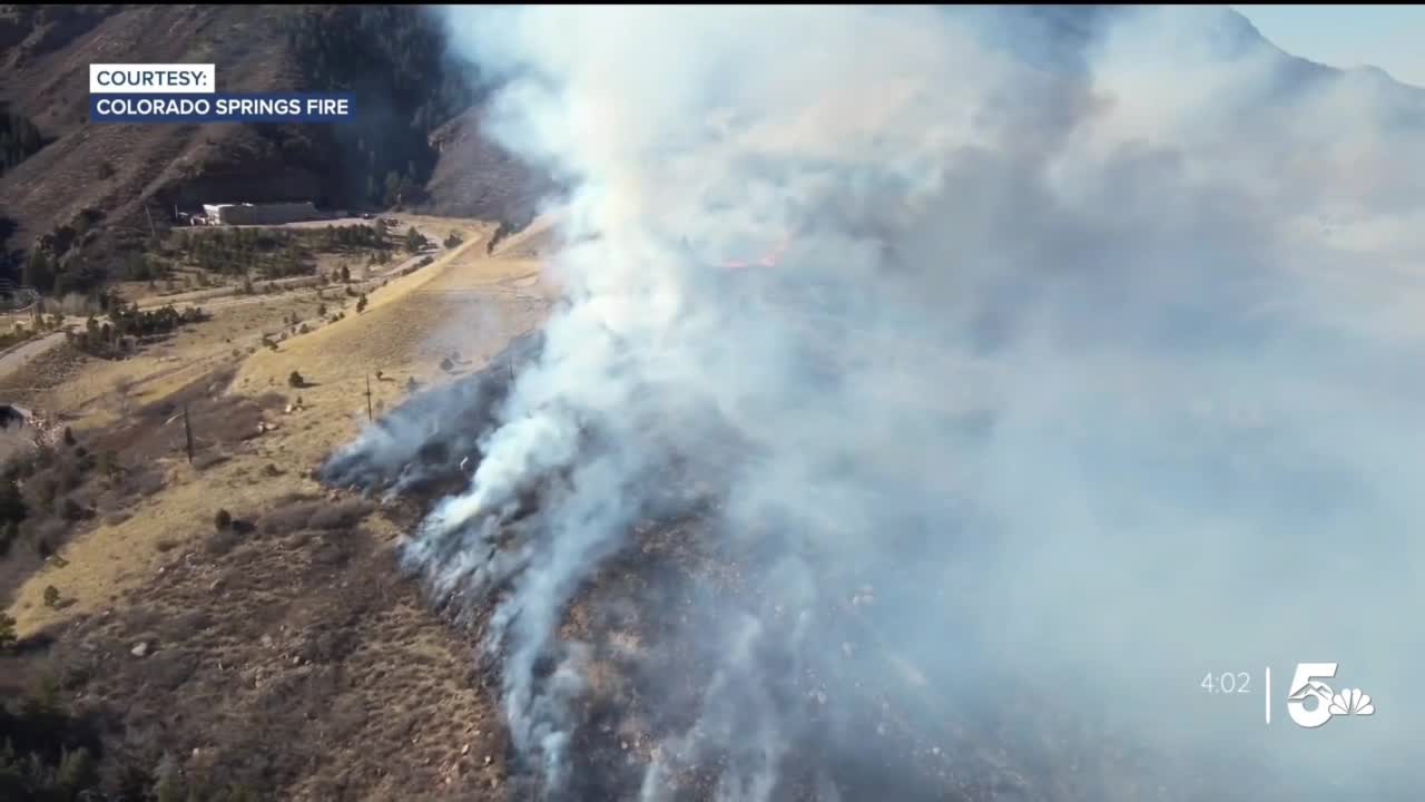 Fire at Air Force Academy now 90% contained, crews in mop up phase