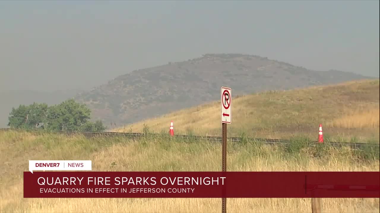 Quarry Fire grows to 341 acres west of Ken Caryl, hundreds evacuated