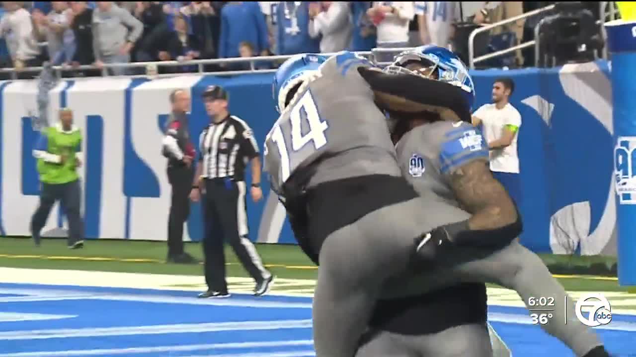 VIDEO: Go inside locker room after Lions wraps up regular season with win