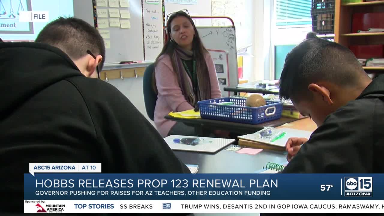 Gov. Hobbs releases Prop 123 plan to invest in public education