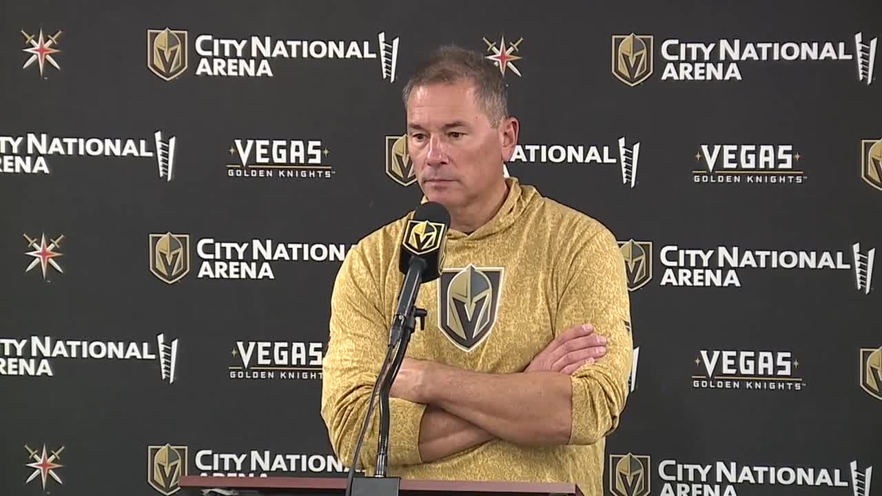 Cole Schwindt made his Vegas Golden Knights debut Friday against St ...